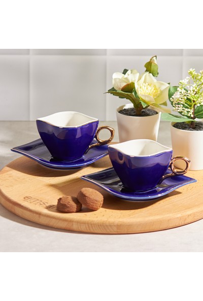Emsan Sonsuz Aşk 2 Kişilik Kahve Fincanı Takımı Kobalt 100 ml Emsan Sonsuz Aşk 2 Kişilik Kahve Fincanı Takımı Kobalt 100 ml