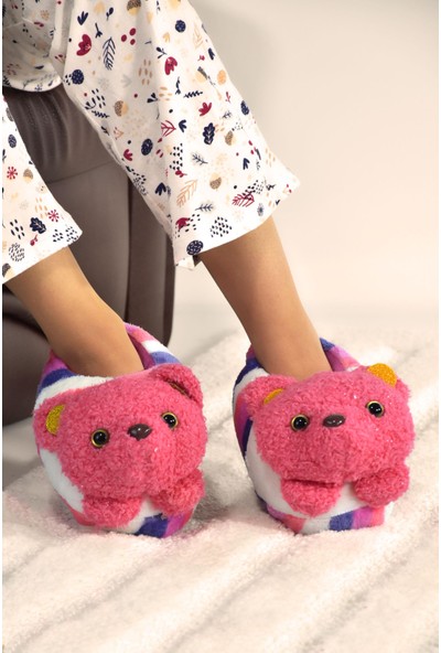 Odesa Ayakkabı Kız Çocuk Hayvanlı Ev Botu Panduf