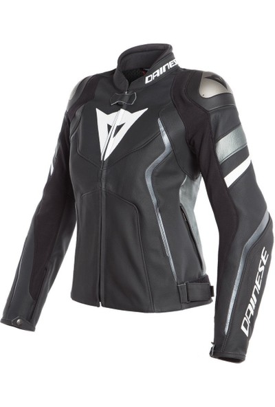 Daınese Lady Leather Deri Mont Blk-Mat Antracite White Daınese Lady Leather Deri Mont Blk-Mat Antracite White