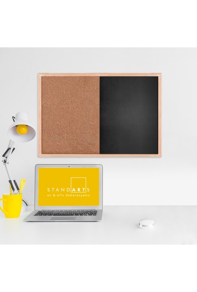 Mantar Pano ve Karatahta - 45X60CM