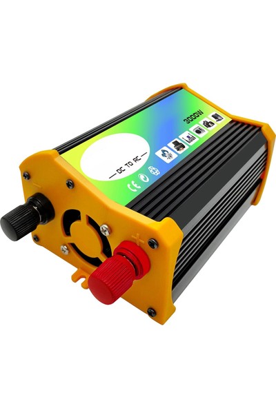 3000 W Inverter Güç Dönüştürücü Şarj Araba Adaptörü Güç Kaynağı Siyah 220 V A 3000 W Inverter Güç Dönüştürücü Şarj Araba Adaptörü Güç Kaynağı Siyah 220 V A