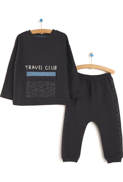 Tuffy Travel Club Sweatshirt Patiksiz Alt Takım