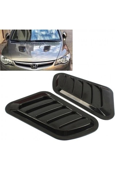 Kaput Üstü Havalandırma Rüzgarlığı Kaput Izgara Venti 2 Adet