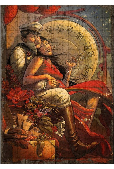 Tablomega Ahşap Puzzel Denizcinin Aşkı 500 Parça 50*70 cm