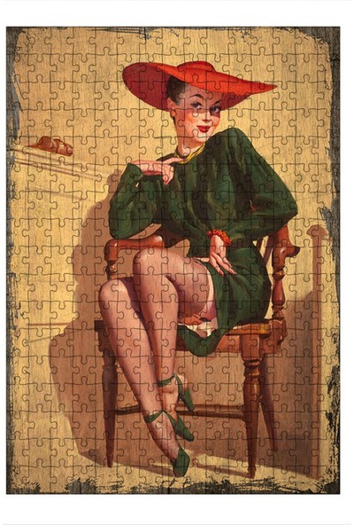 Tablomega Ahşap Puzzel Mahkemedeki Kadın 255 Parça 35*50 cm Tablomega Ahşap Puzzel Mahkemedeki Kadın 255 Parça 35*50 cm