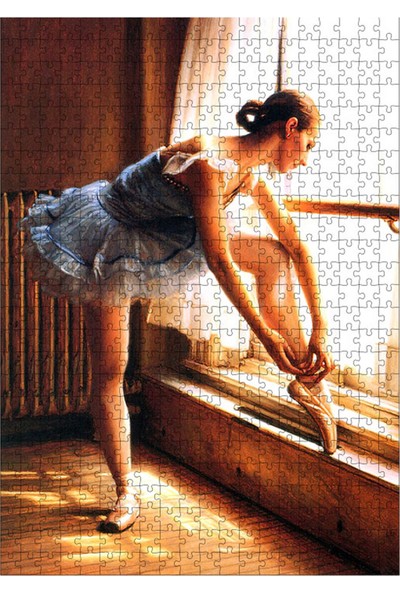 Tablomega Ahşap Puzzel Balerin Kız 500 Parça 50*70 cm Tablomega Ahşap Puzzel Balerin Kız 500 Parça 50*70 cm