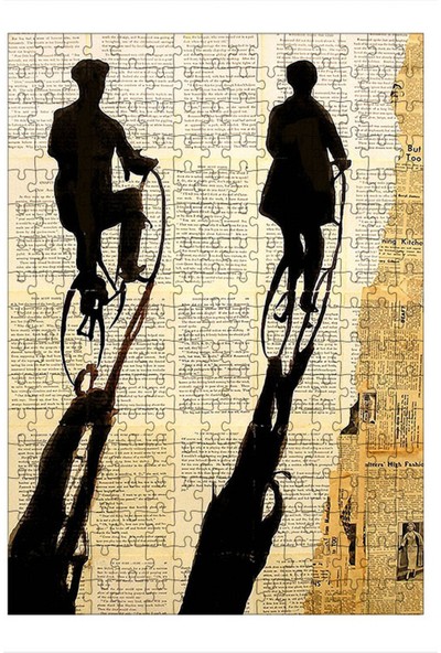 Tablomega Ahşap Puzzel Bisiklet Gezintisi 255 Parça 35*50 cm Tablomega Ahşap Puzzel Bisiklet Gezintisi 255 Parça 35*50 cm