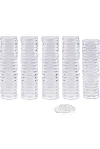 Lovoski 100 Adet Temizle Plastik Sikke Kapsül Tutucular Vitrin Kutusu Koleksiyonu 28MM (Yurt Dışından) Lovoski 100 Adet Temizle Plastik Sikke Kapsül Tutucular Vitrin Kutusu Koleksiyonu 28MM (Yurt Dışından)