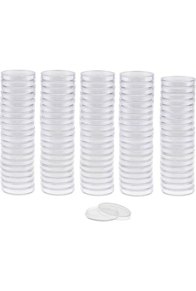 Lovoski 100 Adet Plastik Temizle Yuvarlak Sikke Kapsül Konteynerler Sikke Koruyucu Kılıf 37MM (Yurt Dışından) Lovoski 100 Adet Plastik Temizle Yuvarlak Sikke Kapsül Konteynerler Sikke Koruyucu Kılıf 37MM (Yurt Dışından)