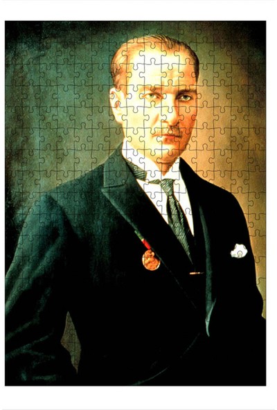 Tablomega Ahşap Puzzel Mustafa Kemal Atatürk 255 Parça 35*50 cm Tablomega Ahşap Puzzel Mustafa Kemal Atatürk 255 Parça 35*50 cm