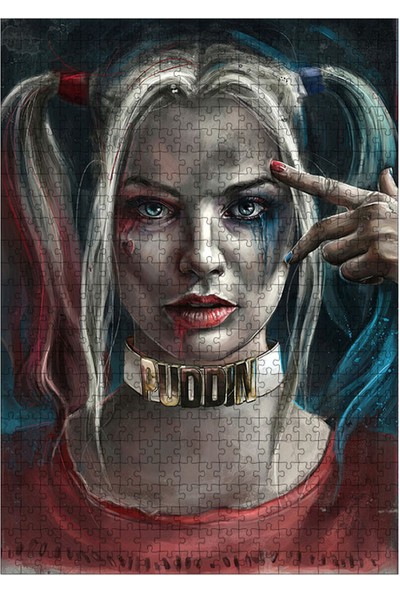 Tablomega Ahşap Puzzel Harley Quinn Margot Robbie 500 Parça 50*70 cm Tablomega Ahşap Puzzel Harley Quinn Margot Robbie 500 Parça 50*70 cm