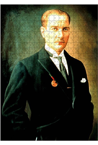 Tablomega Ahşap Puzzel Mustafa Kemal Atatürk 500 Parça 50*70 cm Tablomega Ahşap Puzzel Mustafa Kemal Atatürk 500 Parça 50*70 cm