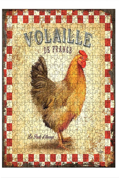 Tablomega Ahşap Puzzel Kümes Hayvanlarından Tavuk 255 Parça 35*50 cm Tablomega Ahşap Puzzel Kümes Hayvanlarından Tavuk 255 Parça 35*50 cm