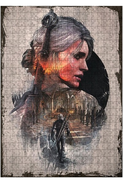 Tablomega Ahşap Puzzel Eski Witcher 3 Steelbook Art Görseli 500 Parça 50*70 cm Tablomega Ahşap Puzzel Eski Witcher 3 Steelbook Art Görseli 500 Parça 50*70 cm