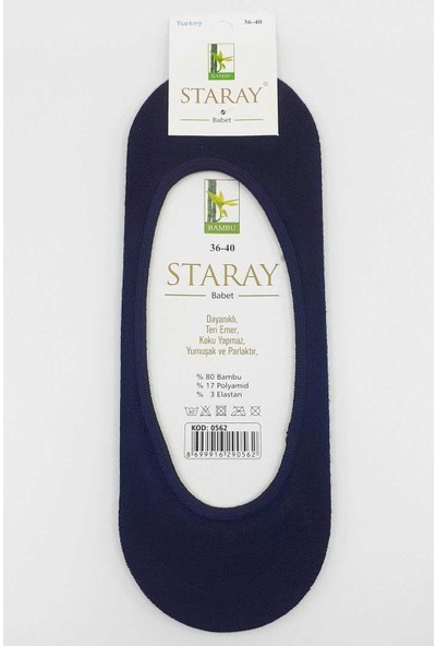 Staray Kadın Babet Çorap Bambu