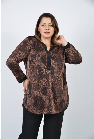 Lilas Xxl Büyük Beden Vizon Renkli Likralı Simli V Yaka Abiye Bluz Lilas Xxl Büyük Beden Vizon Renkli Likralı Simli V Yaka Abiye Bluz