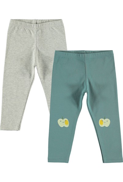 Civil Baby Kız Bebek Uzun Tayt 0-18 Ay Yeşil