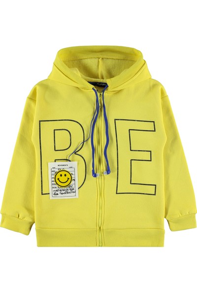 Tuffy Tufyy Erkek Çocuk Kapüşonlu Hırka 9-12 Yaş Sarı