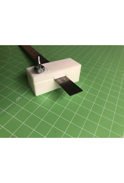 Aldım Geldi 15 cm Metal Cetvel Için Işaretleme Göstergesi (Streichmaß) Plastik Aparat