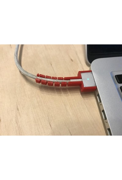 Aldım Geldi Magsafe 2 Kablo Gerilimi Rölyef Plastik Aparat