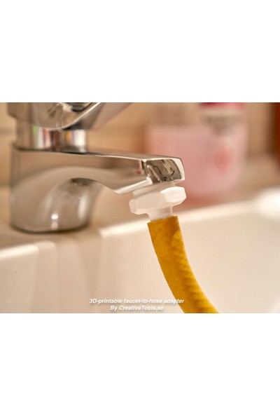Aldım Geldi 3D Yazdırılabilir Musluk-To-Hose Adaptörü Plastik Aparat Aldım Geldi 3D Yazdırılabilir Musluk-To-Hose Adaptörü Plastik Aparat