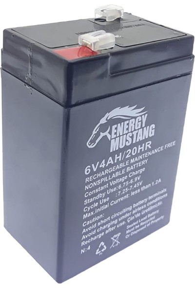 Wattson 6 V 4 Ah Işıldak Aküsü