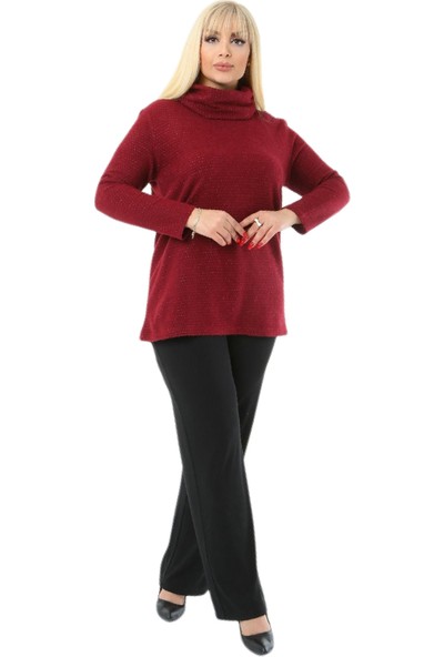 Günay Fierte Kadın Büyük Beden Bluz BK21363 Çıkabilen Yaka Yumuşak Esnek Dokulu Spor Uzun Kol Mavi Bordo Haki Bej Günay Fierte Kadın Büyük Beden Bluz BK21363 Çıkabilen Yaka Yumuşak Esnek Dokulu Spor Uzun Kol Mavi Bordo Haki Bej