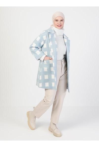 Soul Ekose Desenli Kaban - Bebe Mavisi - Soul Soul Ekose Desenli Kaban - Bebe Mavisi - Soul