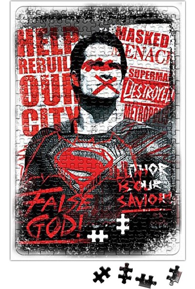 Baskı Dükkanı Batman Vs Superman Puzzle 240 Parça Yapboz Baskı Dükkanı Batman Vs Superman Puzzle 240 Parça Yapboz
