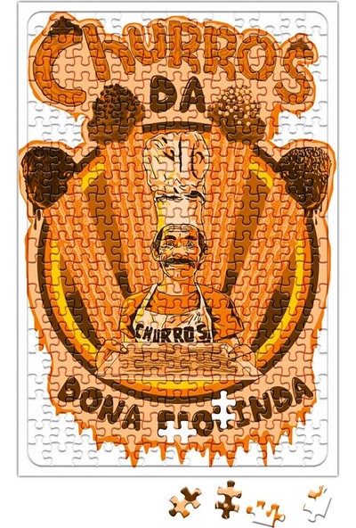 Baskı Dükkanı Churros Da Dona Florinda Puzzle 240 Parça Yapboz