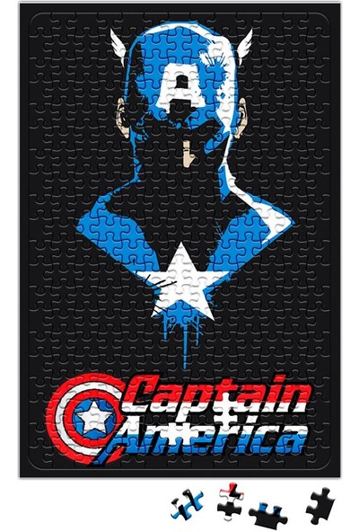 Baskı Dükkanı Capitao America Puzzle 240 Parça Yapboz