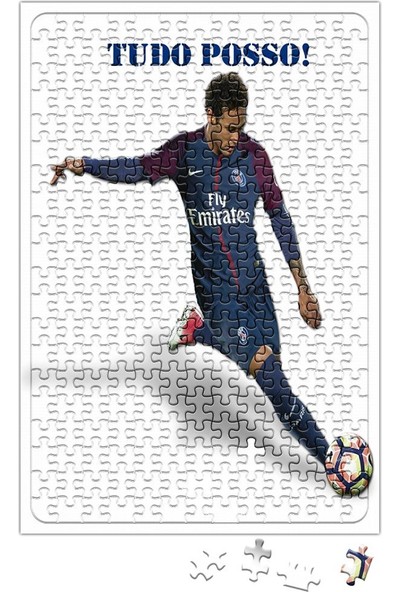 Baskı Dükkanı Neymar Jr Tudo Posso Puzzle 240 Parça Yapboz
