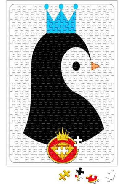 Baskı Dükkanı Pinguim Pengüen Puzzle 240 Parça Yapboz