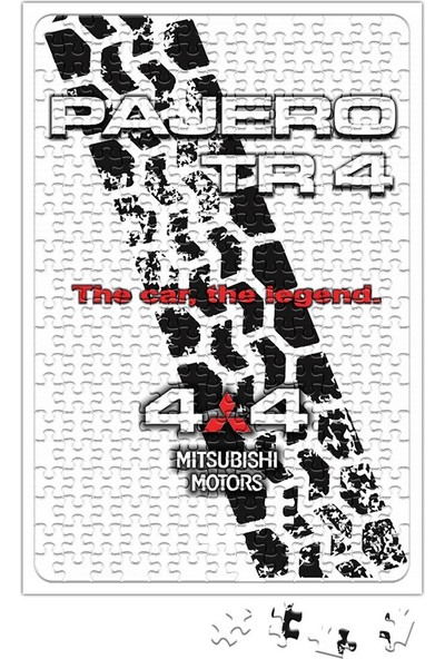 Baskı Dükkanı Pajero Tr4 The Car The Legend Puzzle 240 Parça Yapboz