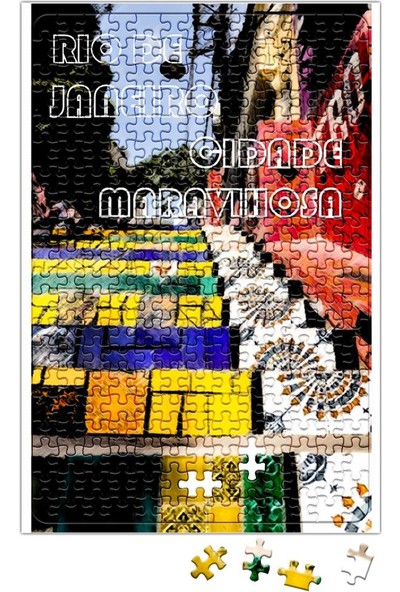Baskı Dükkanı Rio De Janeiro Branca Puzzle 240 Parça Yapboz