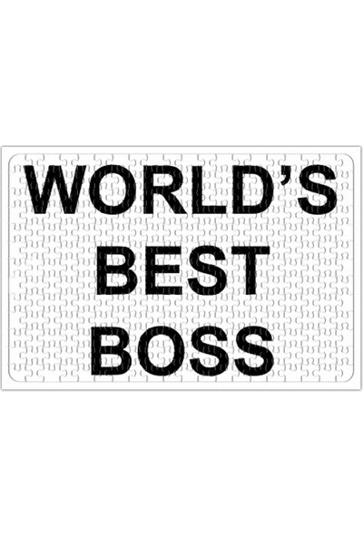 Baskı Dükkanı World's Best Boss Puzzle 240 Parça Yapboz Baskı Dükkanı World's Best Boss Puzzle 240 Parça Yapboz