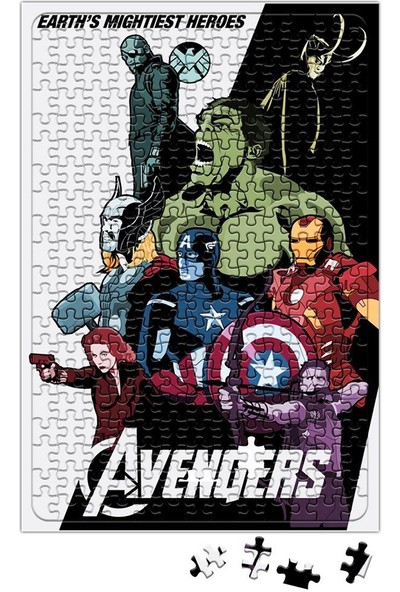 Baskı Dükkanı Avengers 2 Puzzle 240 Parça Yapboz