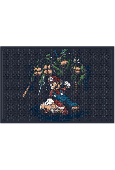 Baskı Dükkanı Mario x Tartarugas Puzzle 240 Parça Yapboz