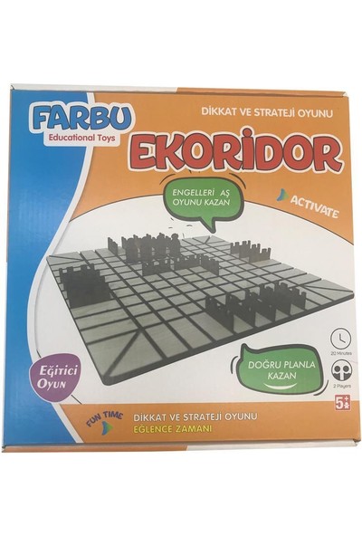 Farbu Oyuncak Ekoridor Labirent Engel Kutu Oyunu 933 Farbu Oyuncak Ekoridor Labirent Engel Kutu Oyunu 933