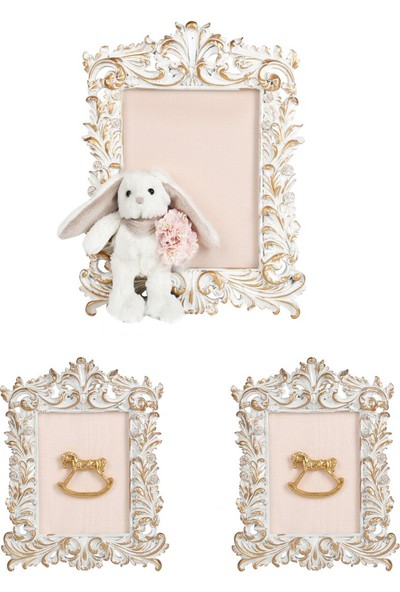 Dona De Miel Anessa 3'lü Dekoratif Tablo