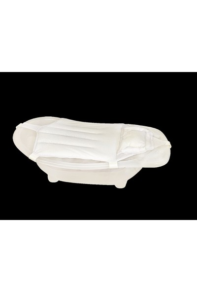 Sema Bebe Sema Baby Köpüklü Kafa Destekli Bebek Banyo Filesi - Beyaz