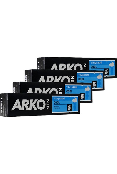 Arko Men Tıraş Kremi Cool 400 ml ( 100 ml x 4 )