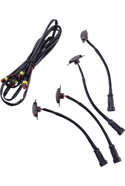 Space Tampon Izgara Ledi 4'lü Kırmızı / LAAM433