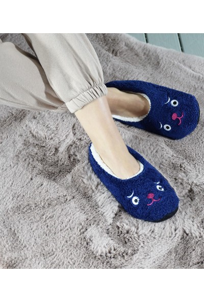 Odesa Ayakkabı Kadın Katlanabilir Peluş Ev Babeti