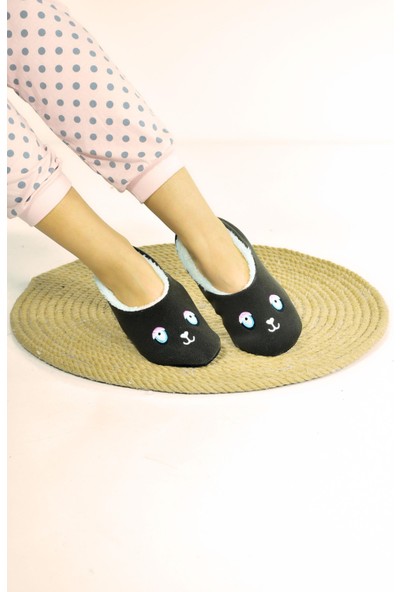 Odesa Ayakkabı Kadın Katlanabilir Peluş Ev Babeti