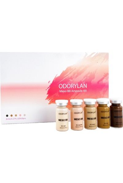 Odorylan Meso Bb Kalıcı Fondöten Seti Bbglow Serumu 5 Ton 8ml 10 Adet Bb Glow Odorylan Meso Bb Kalıcı Fondöten Seti Bbglow Serumu 5 Ton 8ml 10 Adet Bb Glow