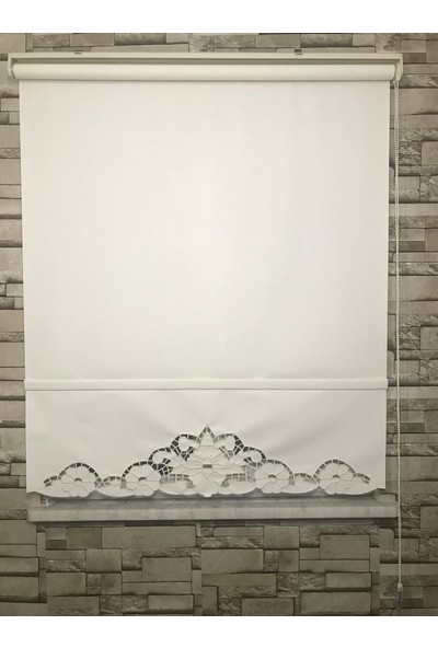 Dönmez Home Nakış Işlemeli Stor Perde Dönmez Home Nakış Işlemeli Stor Perde