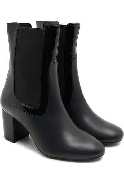 Desa Ruth Siyah Kadın Deri Bot