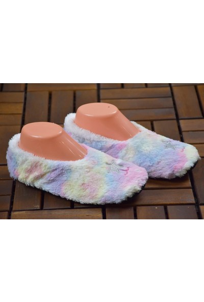 Odesa Ayakkabı Market Kadın Katlanabilir Pembe Beyaz Ev Babeti Odesa Ayakkabı Market Kadın Katlanabilir Pembe Beyaz Ev Babeti