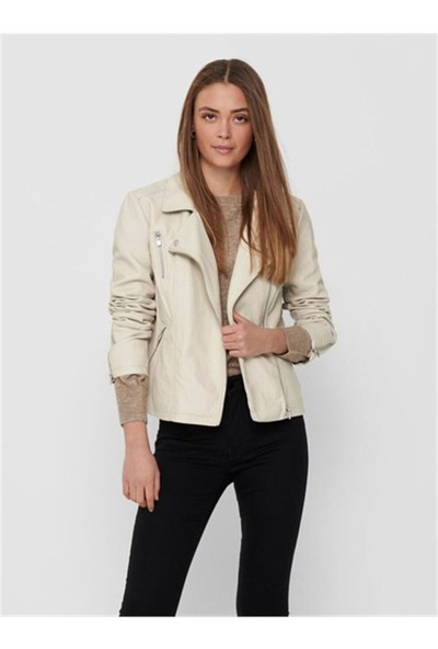 Only Kadın Onlgemma Faux Leather Biker Deri Ceket 15153079
